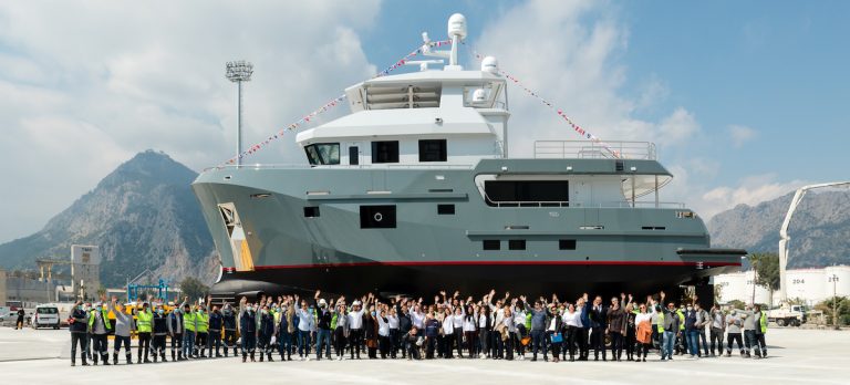 Bering B77 explorer Veronika has been launched | Superyachts News